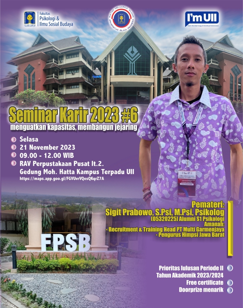 Seminar Karir 2023, “Menguatkan Kapasitas, Membangun Jejaring ...