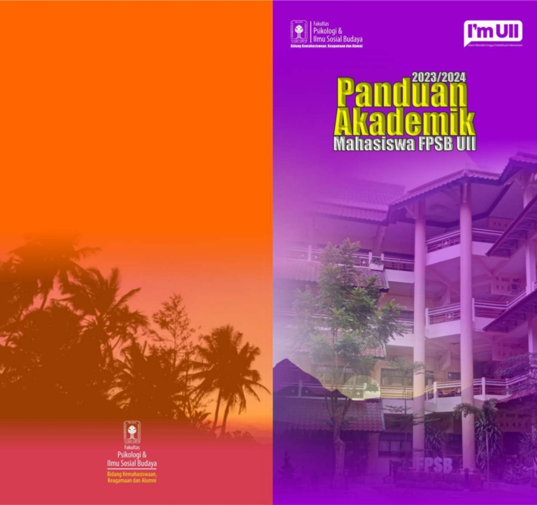 E-Book Panduan Akademik Mahasiswa FPSB TA 2023/2024 – Fakultas Psikologi dan Ilmu Sosial Budaya