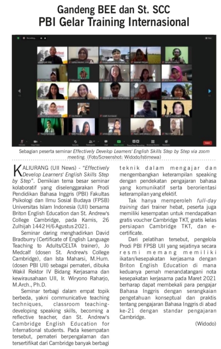 SEJARAH FPSB UII - Fakultas Psikologi dan Ilmu Sosial Budaya