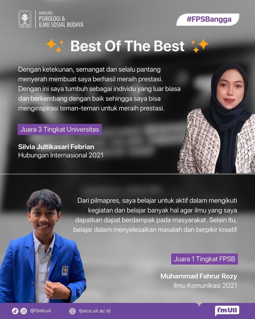 Fakultas Psikologi dan Ilmu Sosial Budaya – FPSB UII